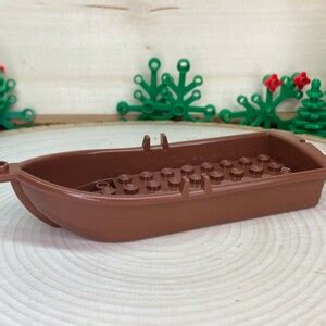 Row Boat 14 X 5 X 2 With Oarlocks Genuine Lego® Vehicle Etsy