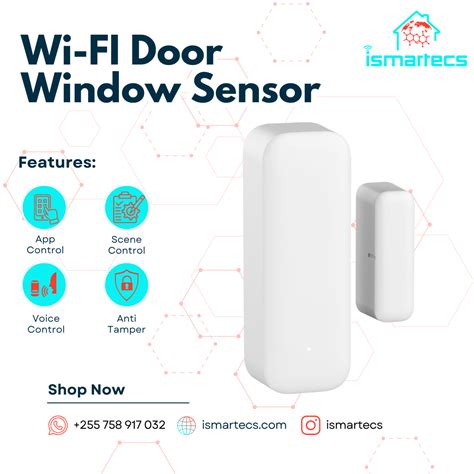 Smart Wi Fi Door Window Sensor Smart Home Devices Home Automation