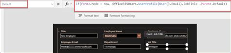 Power Apps Get Current User [email Profile User Id Department] Sharepoint And Microsoft Power