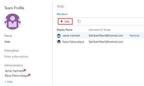 Hinzufügen Von Benutzern Oder Gruppen Zu Einem Team Oder Projekt Azure Devops Microsoft Learn