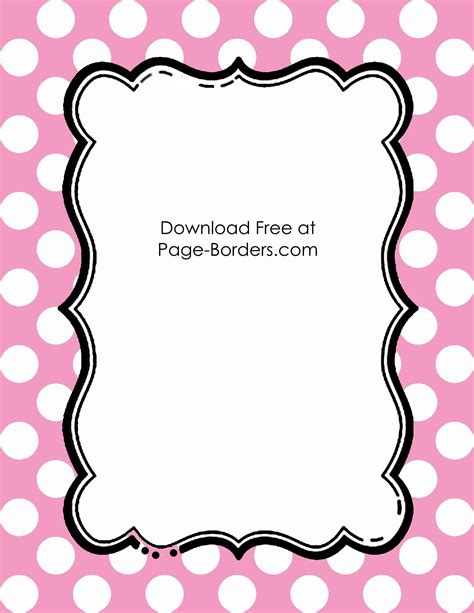 Border Templates Clip Art Borders Borders For Paper
