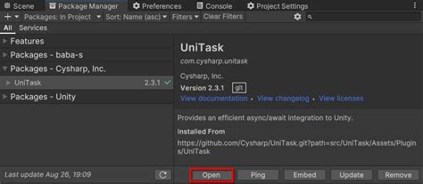 Github Baba Skoganepackagemanageropenbuttonextension 【unity】packagejson をコードエディタで開く Open