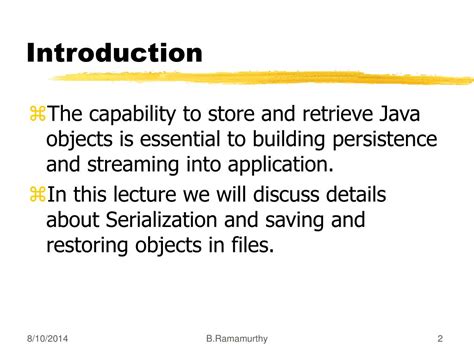 Ppt Java Serialization Powerpoint Presentation Free Download Id3119680