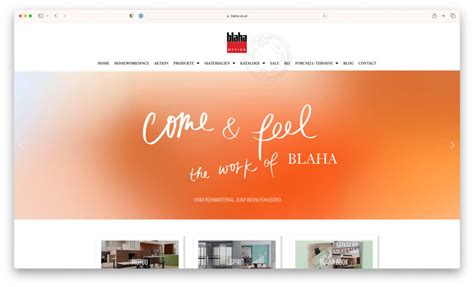 Projekt Blaha Webseite Umsetzung