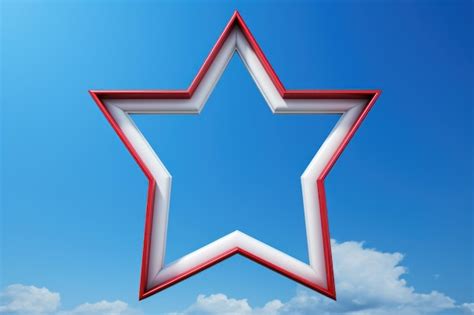 premium ai image decorative threedimensional red dimensional frame in