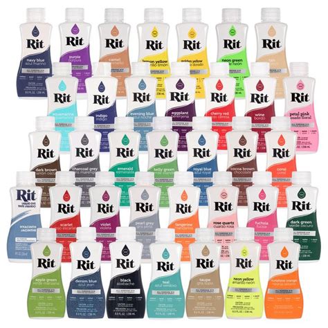 Rit Dye And Dyemore Liquid Select Your Color Etsy