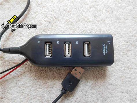 Finished Powered Usb Hub Hobby Electronic Soldering And Construction