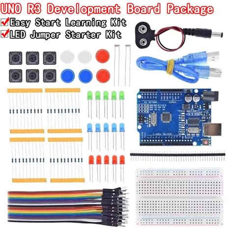 Jual Import Starter Kit For Uno R3 Mini Breadboard Led Jumper Wire