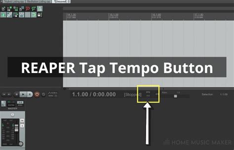 Reaper Tap Tempo In Depth Tutorial