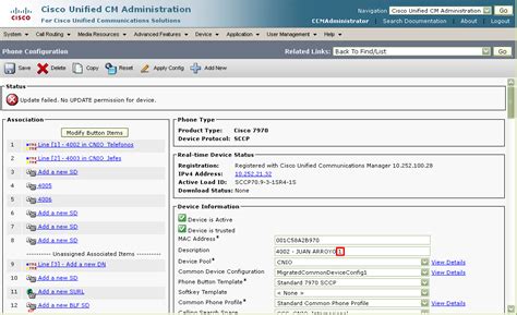 CUCM Subcriber Cant Make Changes Cisco Community