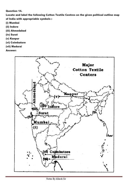 Class 10 Map Pdf