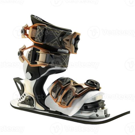 Modern Snowboard Binding With Copper Accents 53020191 Png