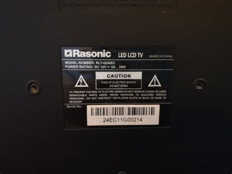 二手 Rasonic 24 Led Lcd Tv Rlt Q24iec 家庭電器 電視 And 其他娛樂 電視 Carousell