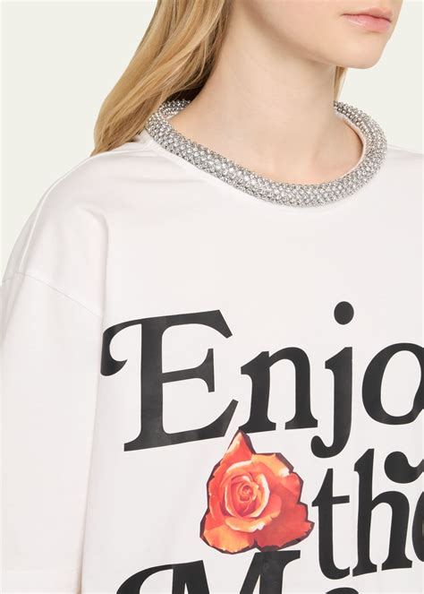 3 1 Phillip Lim Embellished Enjoy The Moment Tee Bergdorf Goodman