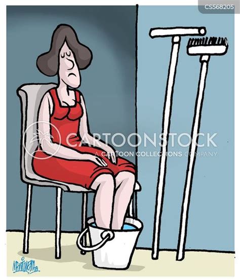 Aching Feet Cartoons And Comics Funny Pictures From Cartoonstock