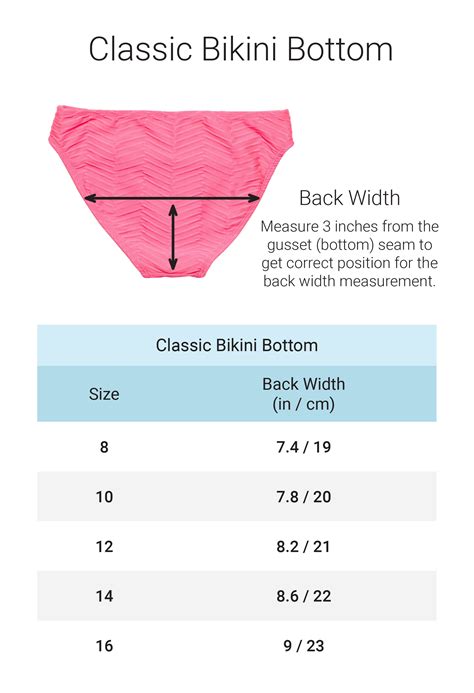 Teen Crop Classic Bikini Measurements Snapper Rock