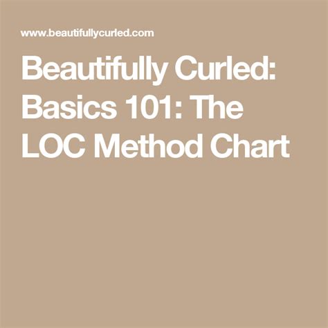 Loc Method Chart For Black Natural Hair Care