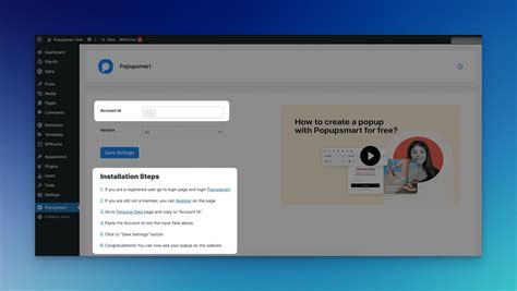 how to add a mailchimp popup to wordpress