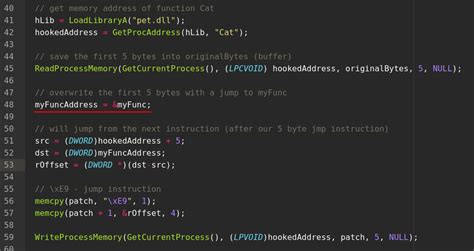 windows api hooking simple c example cocomelonc