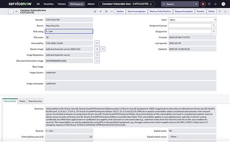 Remediate Vulnerabilities With Integrated Aqua And Servicenow Workflows