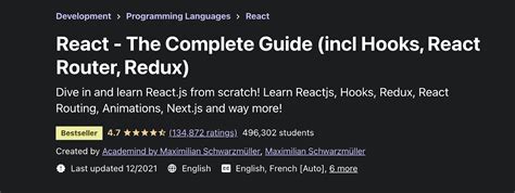 Top 10 React Courses To Help You Become A Better Developer Free