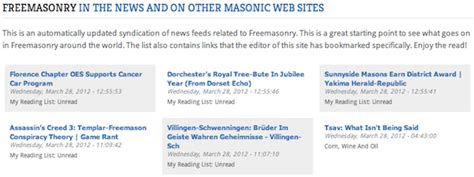 how to create a favorites rss feed and display it in a joomla site