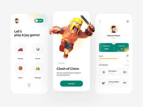 Game Center App By Mokhammad Fahreza For Sub X On Dribbble