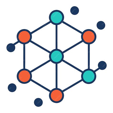 Interlinked Nodes With Circuit Lines Robust Network And Communication Design Premium Ai