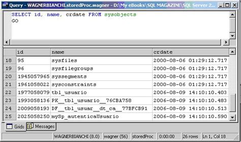 introdução às storeded procedure com sql server2000 2005 2º parte