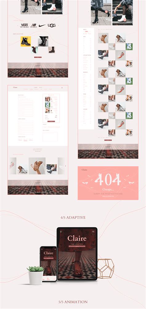 Online Store UI UX Design On Behance