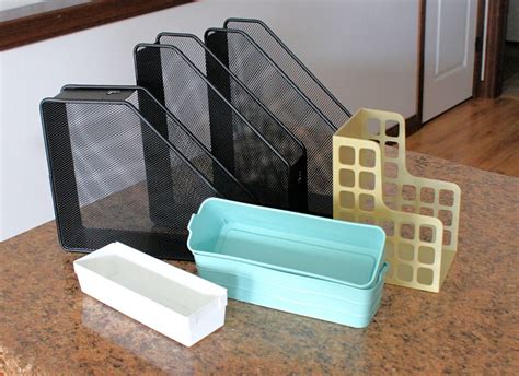 Organizing A Lazy Susan Cabinet With Desk And Drawer Organizers Realizing Home