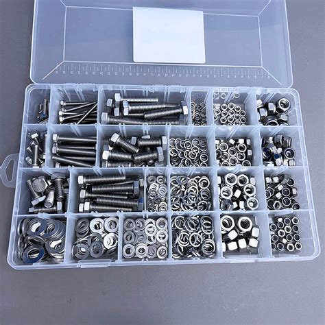 M6 M12 Assorted Fasteners Pack Stainless 540 Pieces Thomas Smith Fasteners