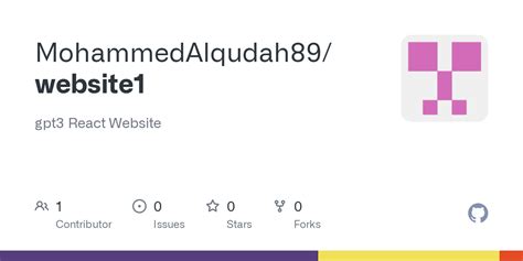 github mohammedalqudah89 website1 gpt3 react website