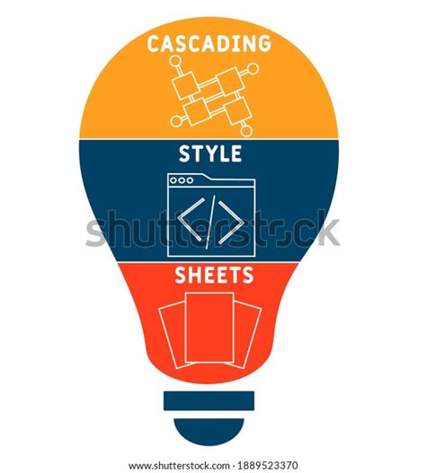 Css Cascading Style Sheets Acronym Business Stock Vector Royalty Free