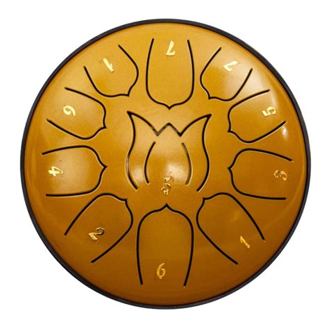 Ethereal Drum Hand Disc Drum Mini Rain Drum 6 Inch 11 Tone Steel