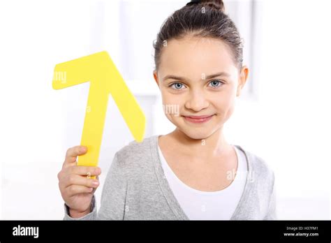 Child with arrow Stock Photo - Alamy