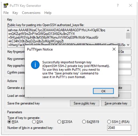 Convert Pem To Ppk File Using Puttygen