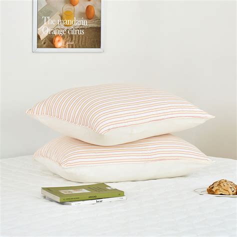 On 소르베 베개커버 4060 레몬스트라이프cv0325052 모던하우스