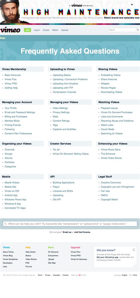 Examples Of Well Executed FAQ Page Hongkiat