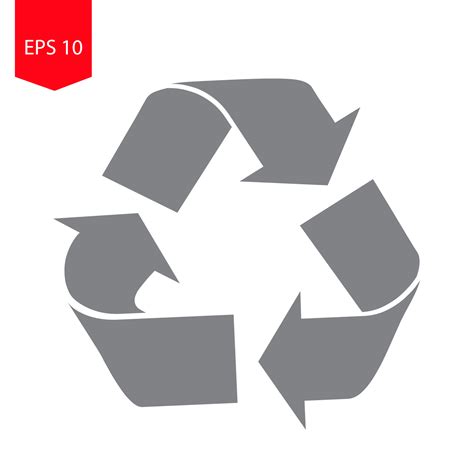 Icono De Símbolo De Recucle Aislado En Blanco 12185804 Vector En Vecteezy