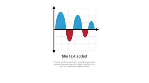 visualizing data trends red and blue line graph analysis powerpoint