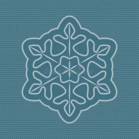 Lacy Snowflake Ornament Stock Vector Illustration Of Celebration