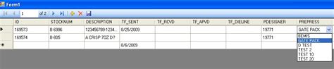 Solved C DataGridView FillBy TableAdapter SELECTION Experts Exchange