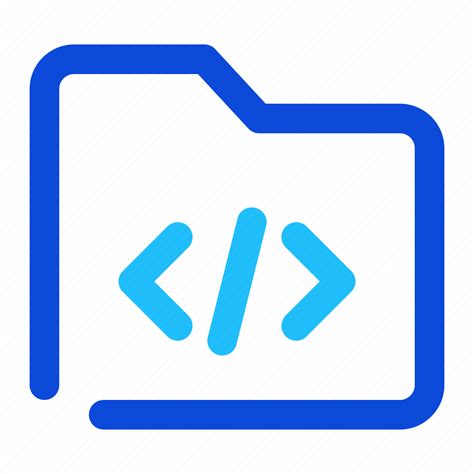 programming code development folder project icon download on