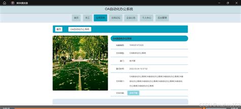 基于ssm vueoa自动化办公系统 开题报告 程序 论文 java csdn博客