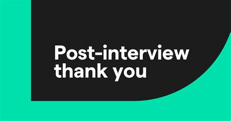 Thank You Email After An Interview Tips And Examples Grammarly
