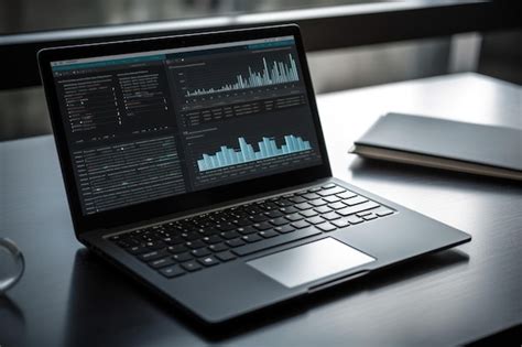 Premium Photo A Laptop With A Screen Displaying A Data Analysis