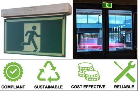 Ecoglo Self Charging Led Exit Signs Innovation At Ecoglo