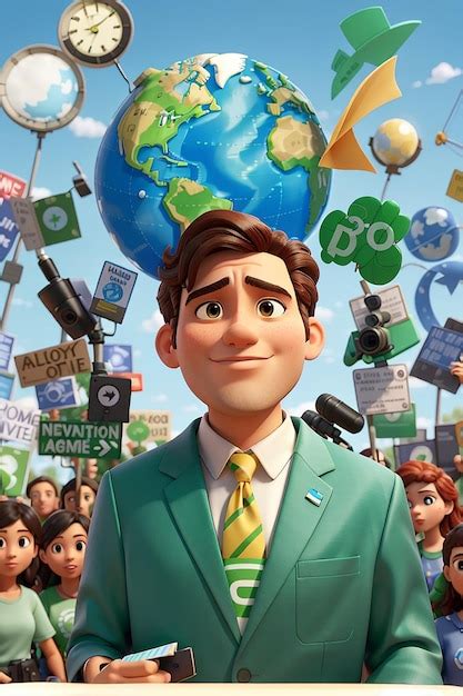 Environmental Activism Advocate Premium Ai Generated Image