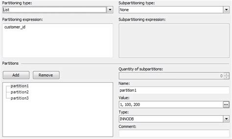 Creating Partitioned Tables